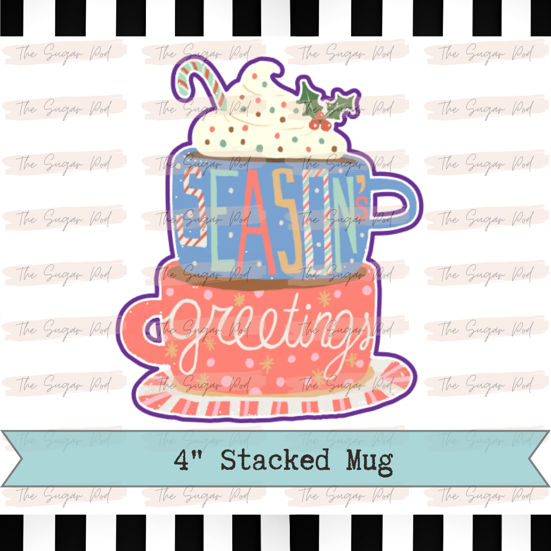 Stacked Cocoa - Cutter & Image – The Sugar Pod